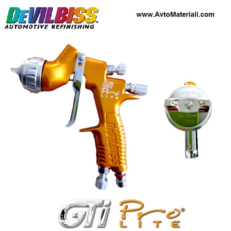 Пистолет за боядисване Devilbiss GTI PRO LITE H1,T1,T2 Дюзи : 1.2,1.3, 1.4
